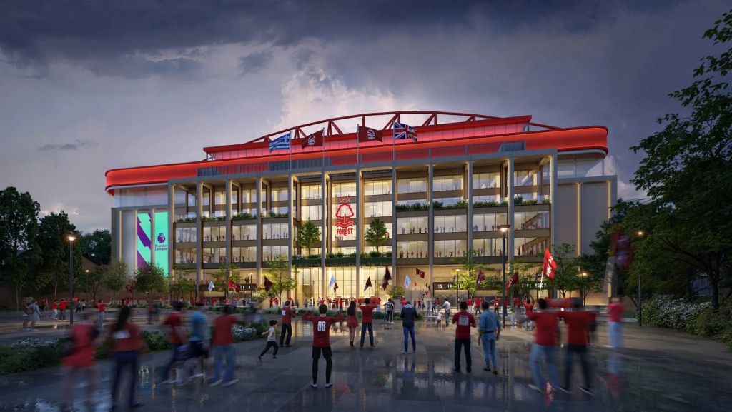 Nottingham Forest stadium expansion plans submitted - Place Midlands